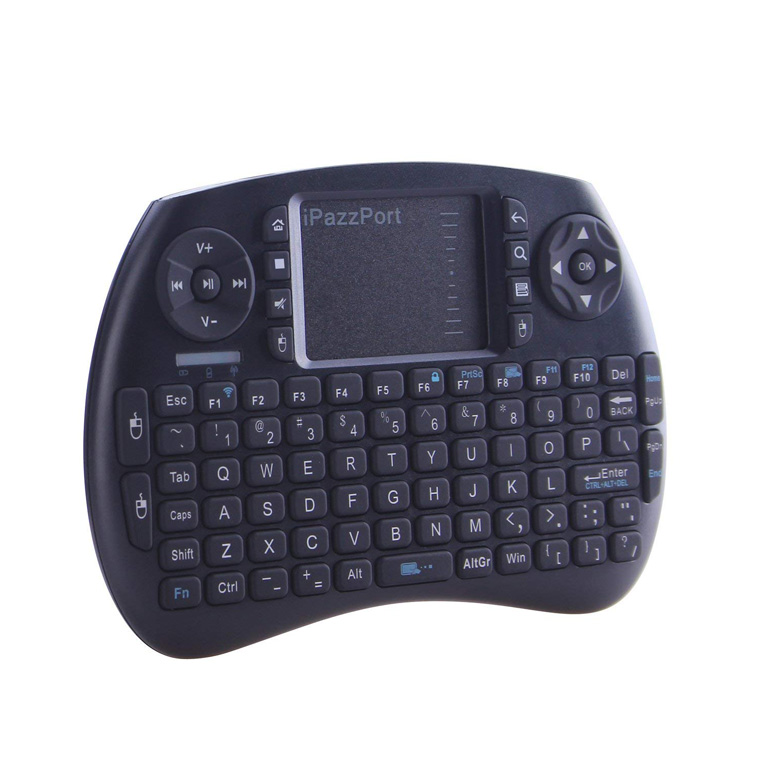 iPazzPort mini wireless Multimedia 2.4GHz USB keyboard with touchpad ...