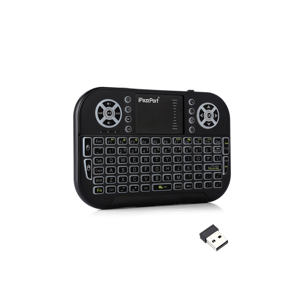 (Upgrade) iPazzPort Mini Bluetooth Keyboard with Touchpad Mouse ...