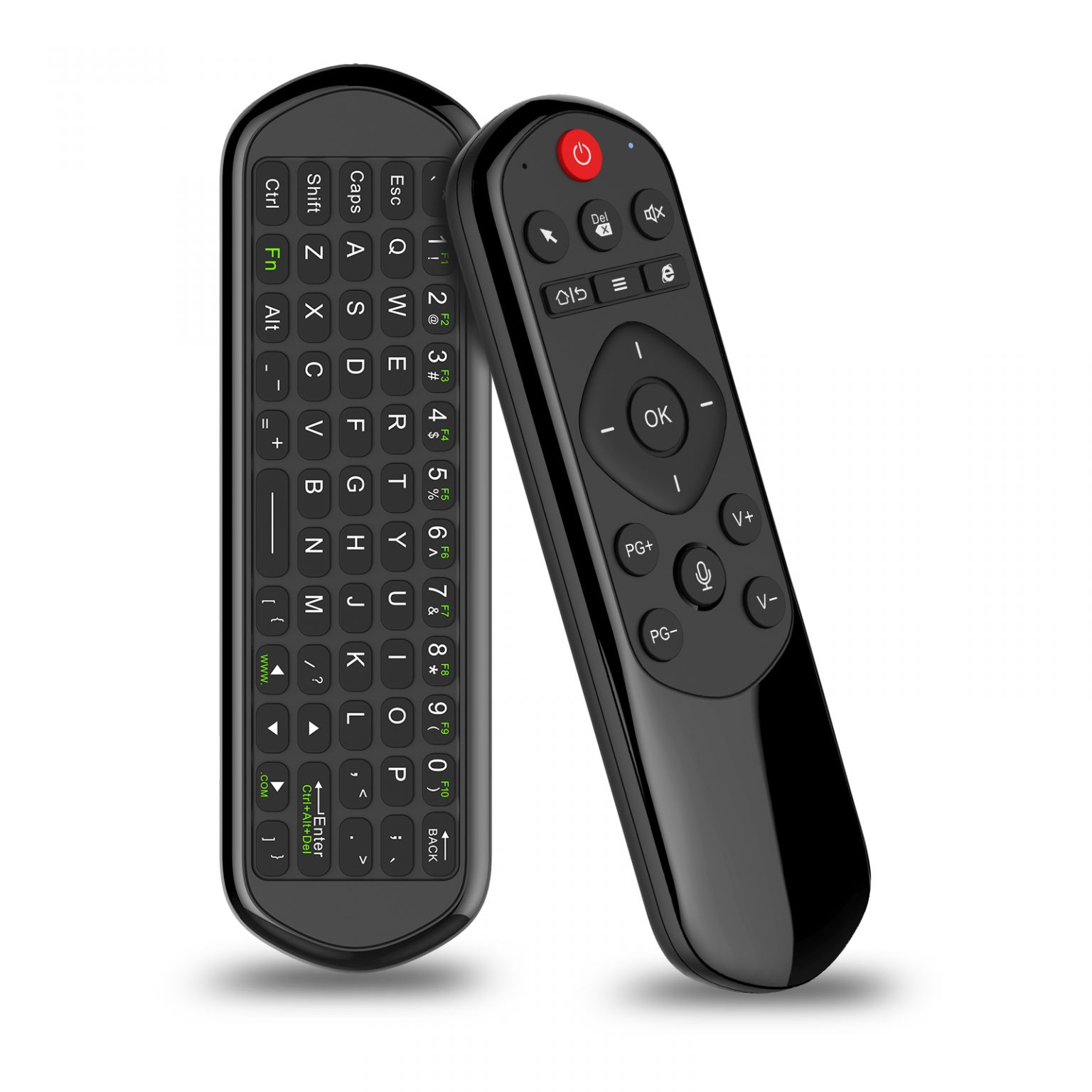 iPazzPort Air Mouse Remote with Mini Wireles Keyboard, Voice Input IR ...